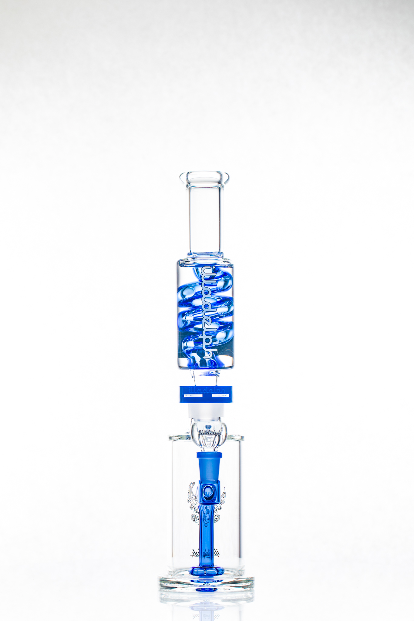Illadelph x Ben Danklin Collab Blue Straight Tube - All in One Smoke Shop