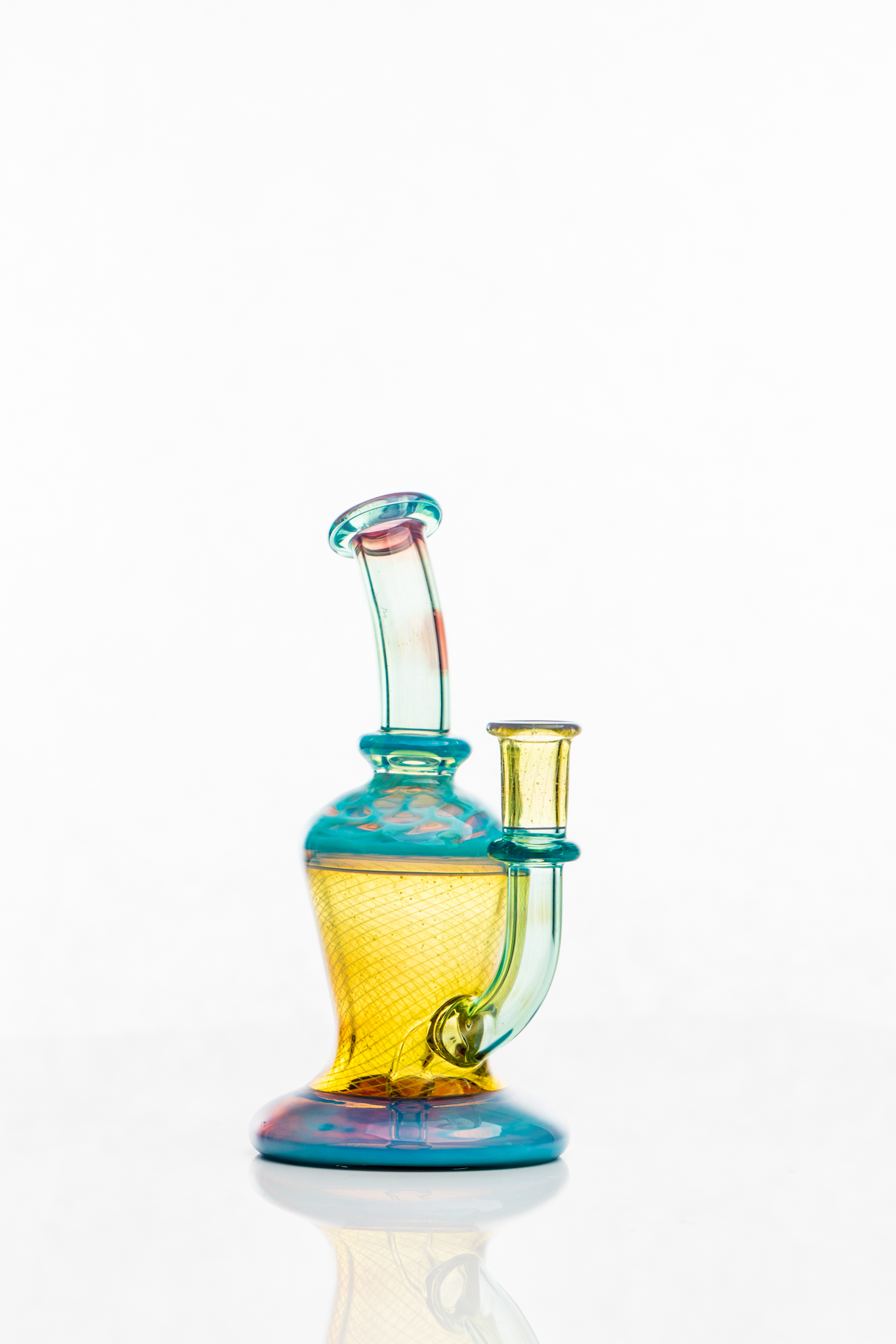 ET Glass Honeycomb Dab Rig - All in One Smoke Shop