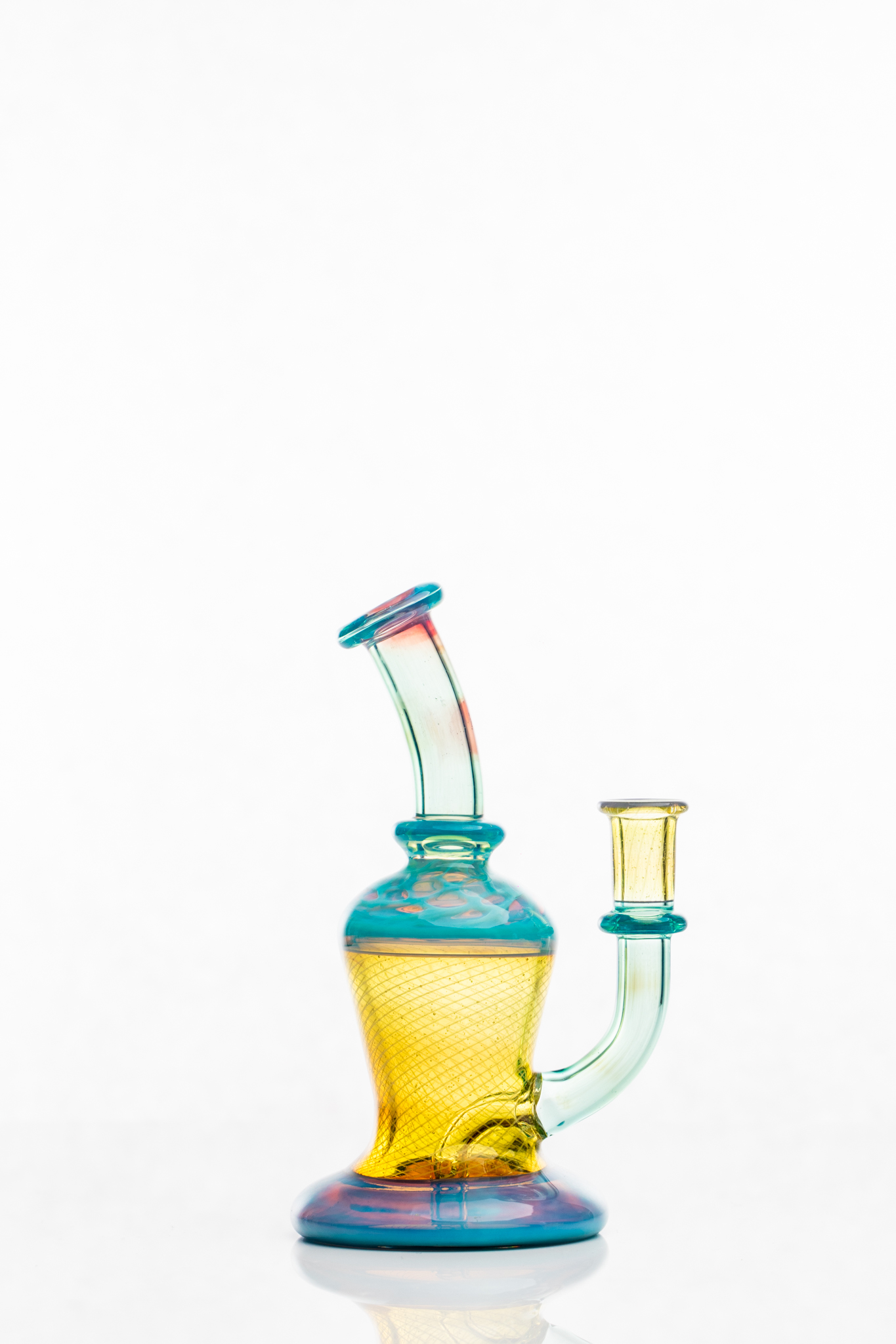 ET Glass Honeycomb Dab Rig - All in One Smoke Shop