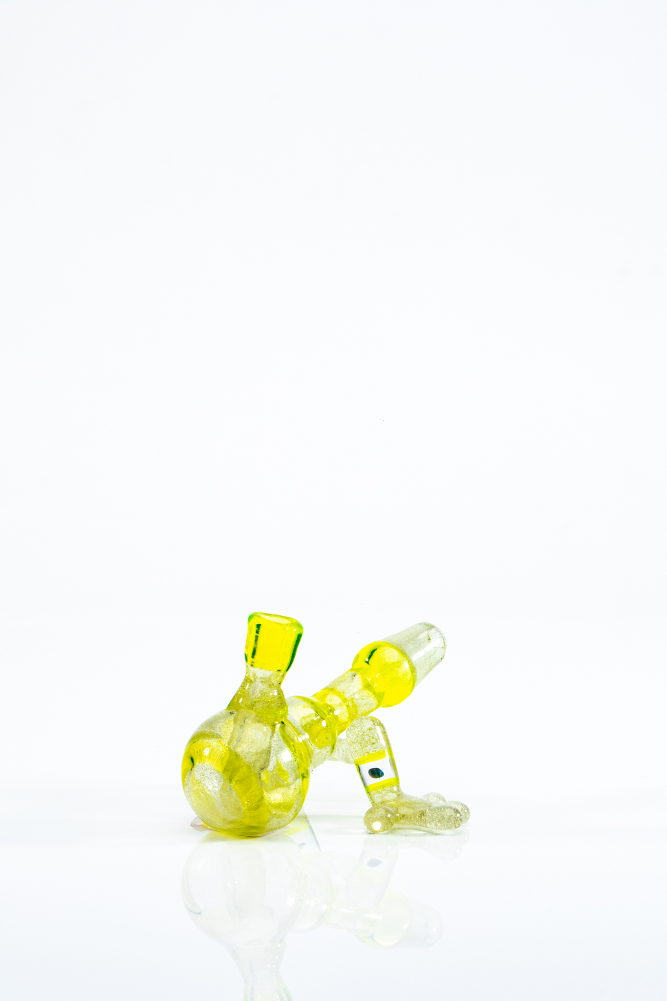 Green Lay Down Dab Rig - All in One Smoke Shop