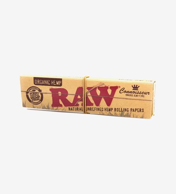 Raw Organic Hemp Connoisseur King Size Slim All In One Smoke Shop