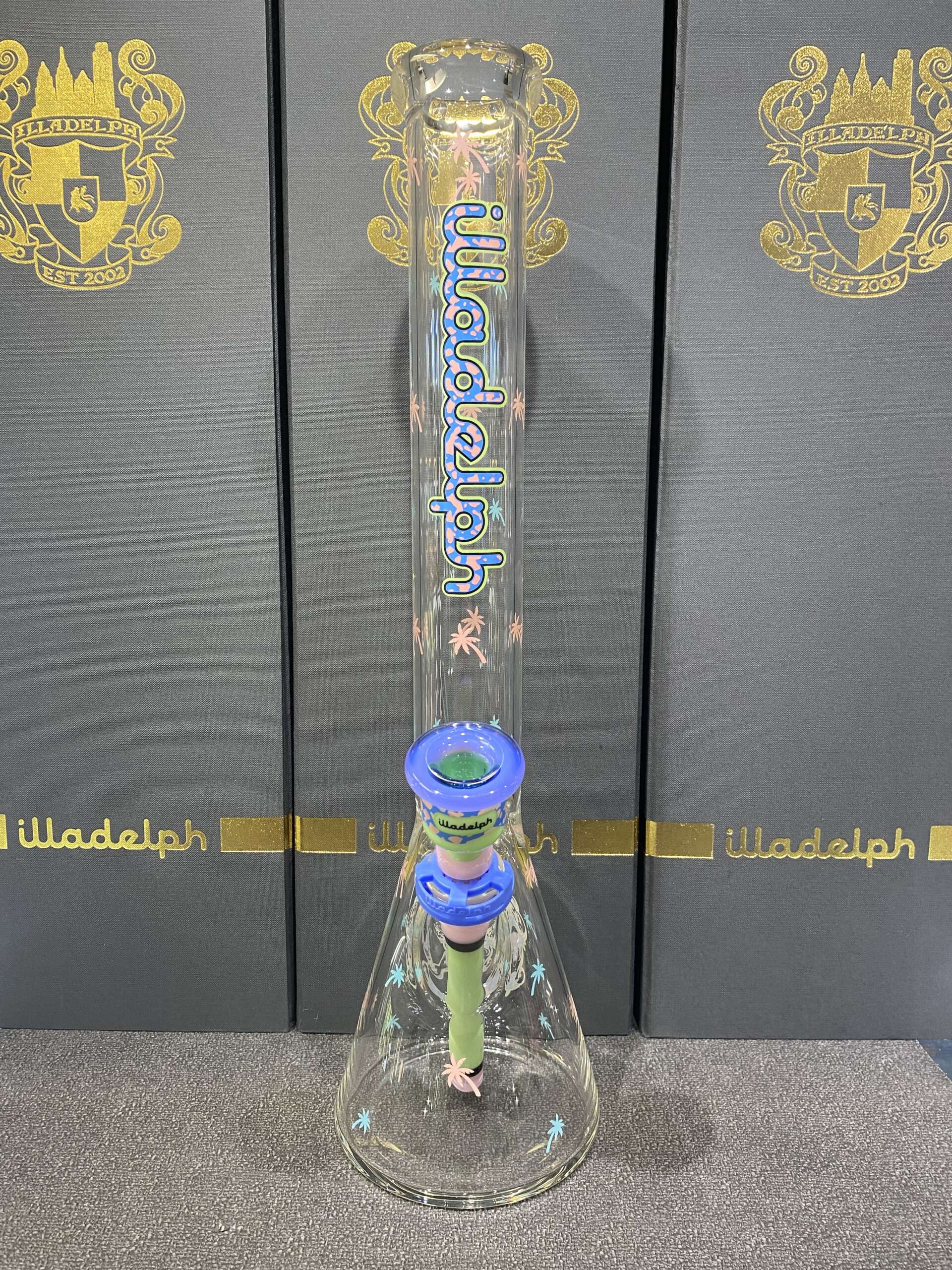 Illadelph South Beach All-Over-Print Custom Beaker - All in One Smoke Shop
